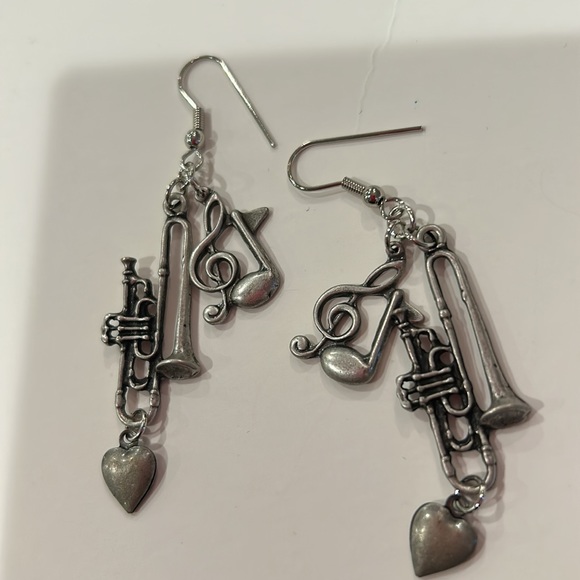 Vintage | Jewelry | Vintage Musical Instrument Earringsboutique | Poshmark